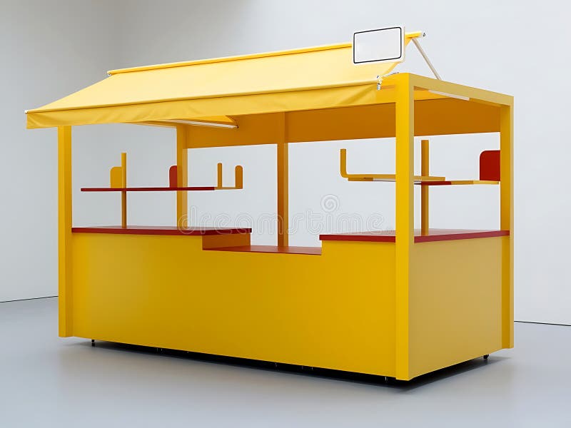 Art style stall model stock illustration. Illustration of trade - 337594774