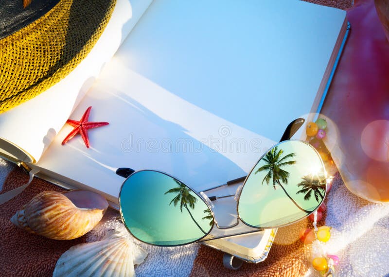 Art Summer Concept of Summer Beach Holiday Stock Image - Image of love ...