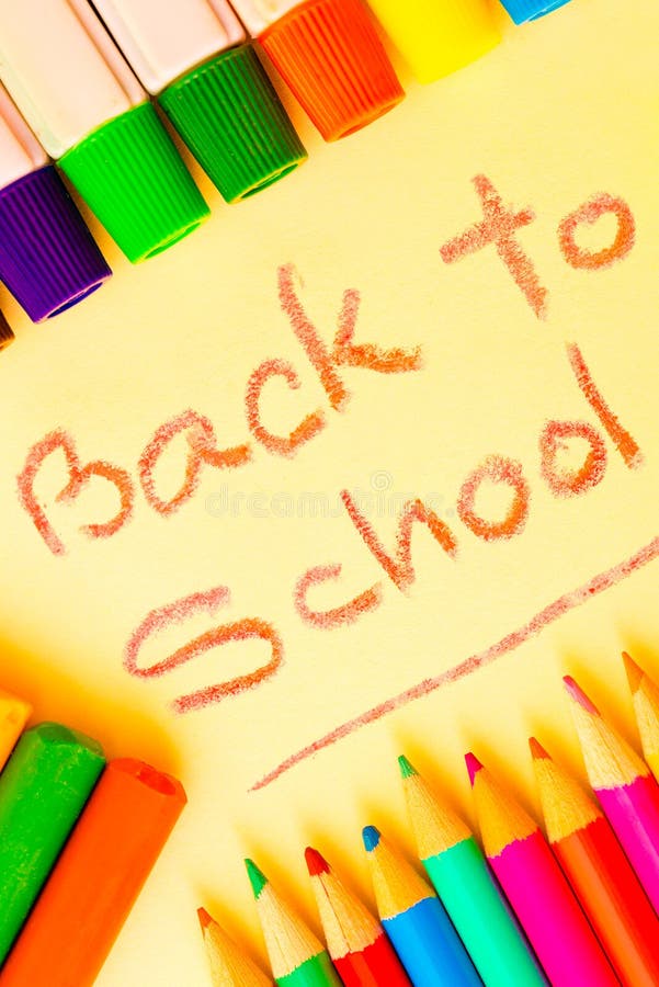 School Supplies Used in Math Toned in Blue Stock Image - Image of ...