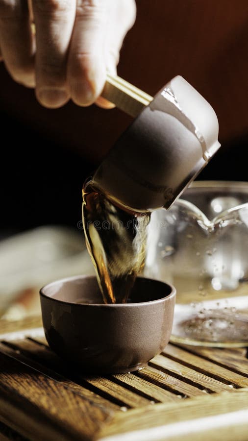 The Art of the Tea Brewing Process Utilizing Traditional Tools and ...