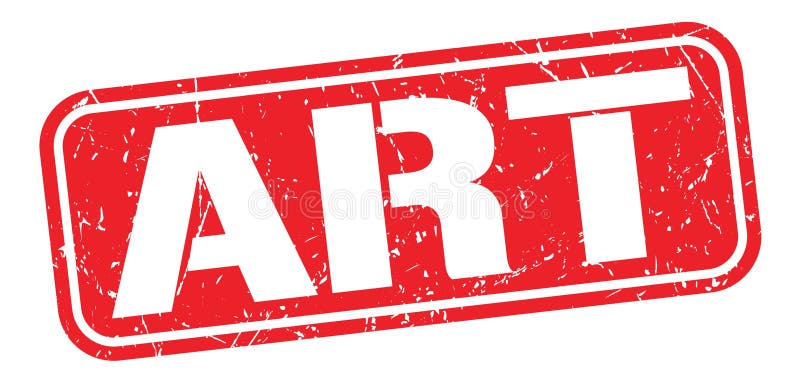 ART Text Written on Red Stamp Sign Stock Illustration - Illustration of ... ART Text Written on Red Stamp Sign Stock Illustration - Illustration of ...