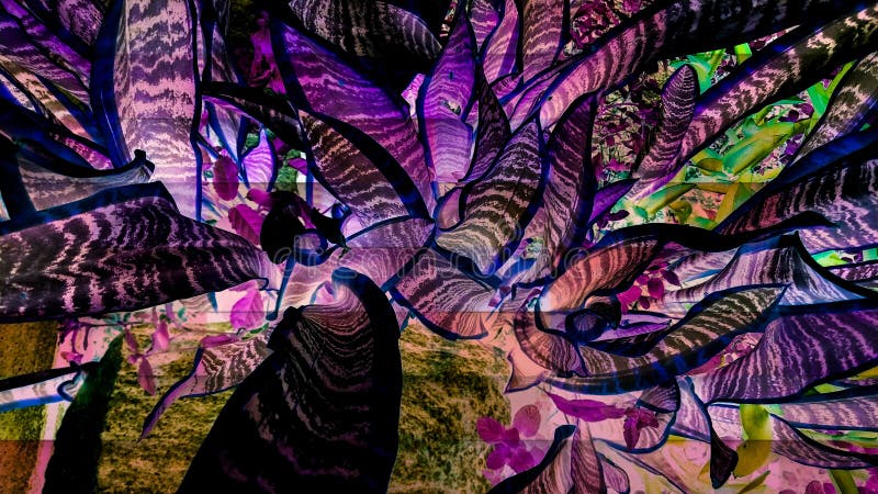 Art Texture in Bright Colors, Irregular Curved Patterns, for Various ...