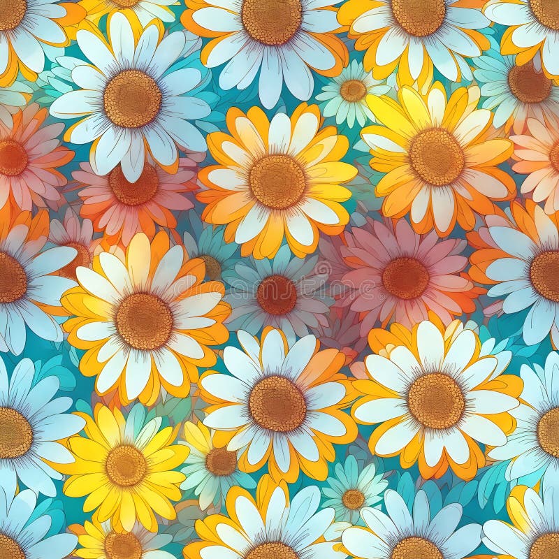 Art of texture flowers . stock illustration. Illustration of decorative ...