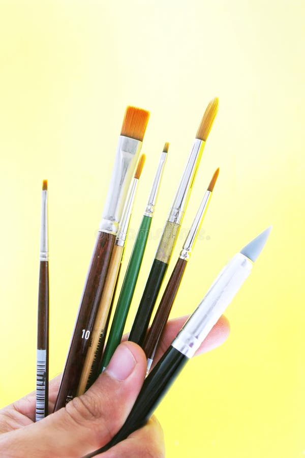 Art tools - brushes stock photo. Image of brushes, painting - 3288026