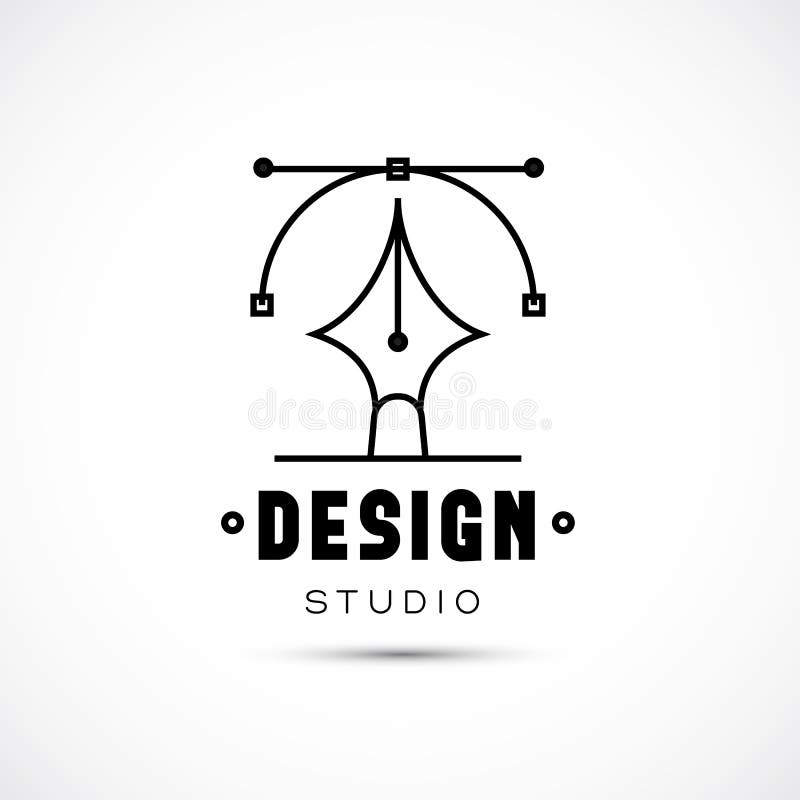 Art Tools and Materials for Painting Logo Stock Illustration ...