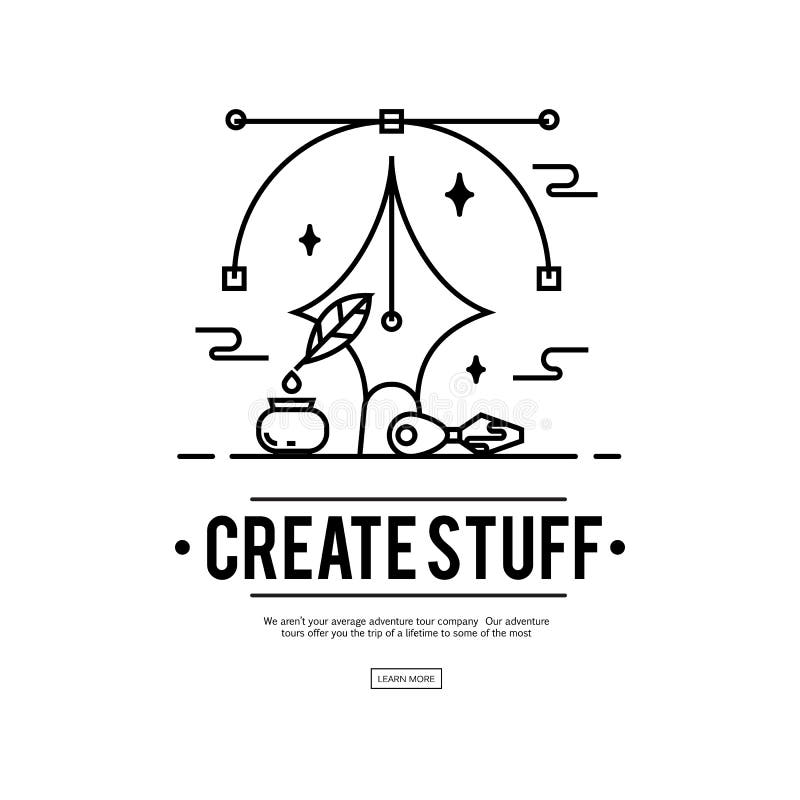 Art Tools and Materials for Painting Logo Stock Vector - Illustration ...