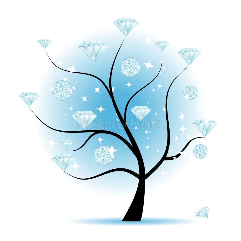 Graphic tree icon stock vector. Illustration of symbol - 14529256