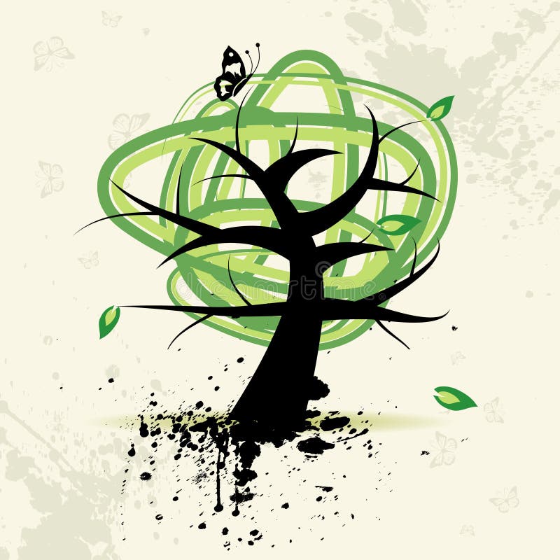 Vector Family Tree Design with Frames Stock Vector - Illustration of ...