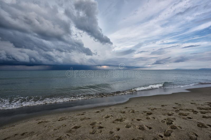 The art of Tuscany stock image. Image of boat, ocean - 265134387