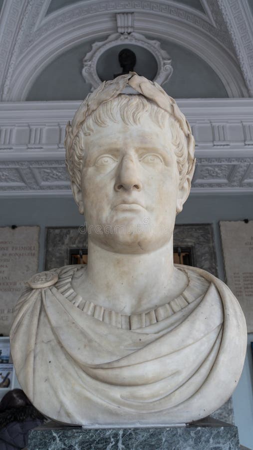 Statue in Marble of Napoleon Bonaparte, Museo Napoleonico, Rome, Italy ...
