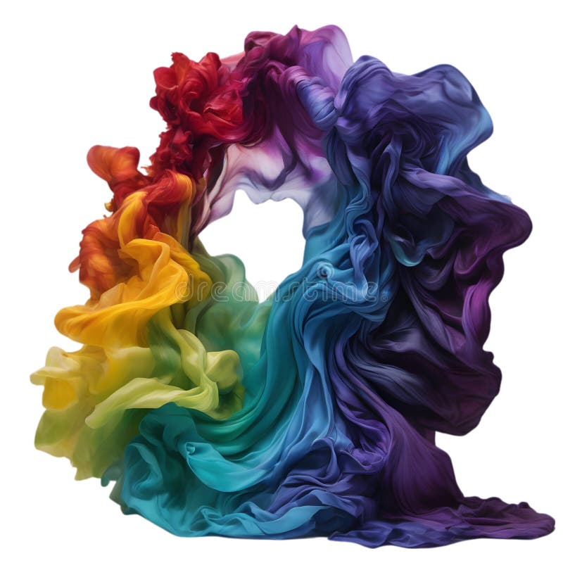 Art of Vortex Rainbow Liquid. AI-Generated. Stock Image - Illustration ...