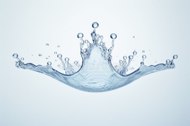 Art of Water Splash Flowing Motion Stock Illustration - Illustration of ...