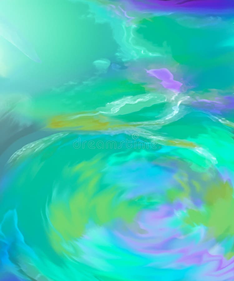 Art Water Swag Shape Design Abstract Background Stock Illustration ...