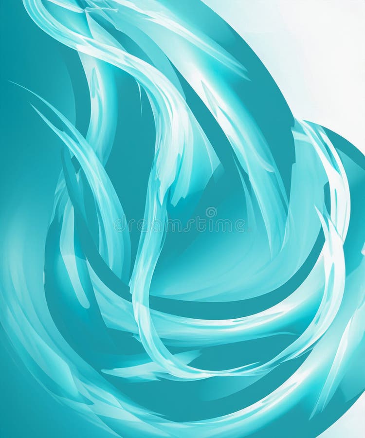 Art Water Swag Shape Design Abstract Background Stock Illustration ...