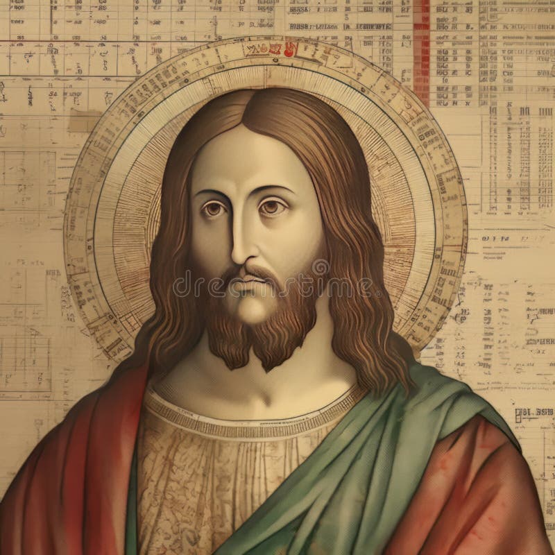 Art Work of Jesus Christ Image Generative AI Stock Illustration ...