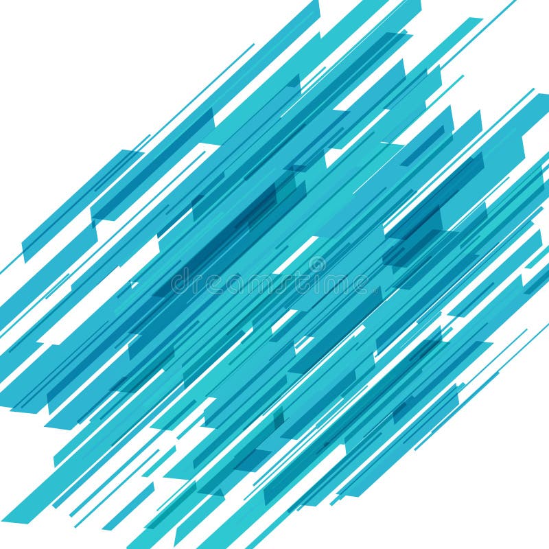 Art Work Lines and Shapes Material in Blue. Stock Illustration ...