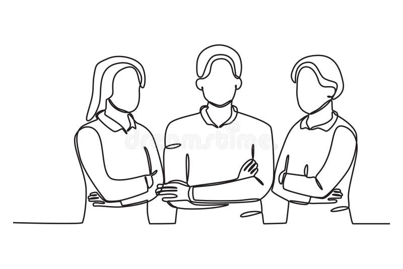 Three Female Company Leaders Stock Vector - Illustration of people ...