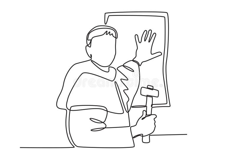 A Protestant Pastor Preached the Word Stock Vector - Illustration of ...