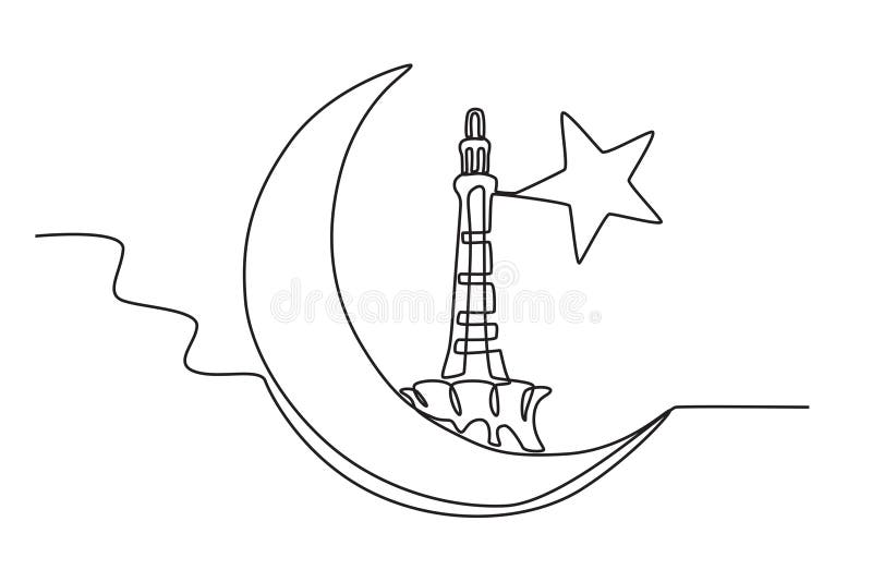 The Pakistani Flag Has a Symbol of the Moon and Stars Stock ...
