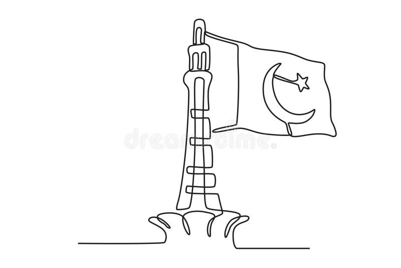 Pakistani flag waving stock vector. Illustration of culture - 303946317