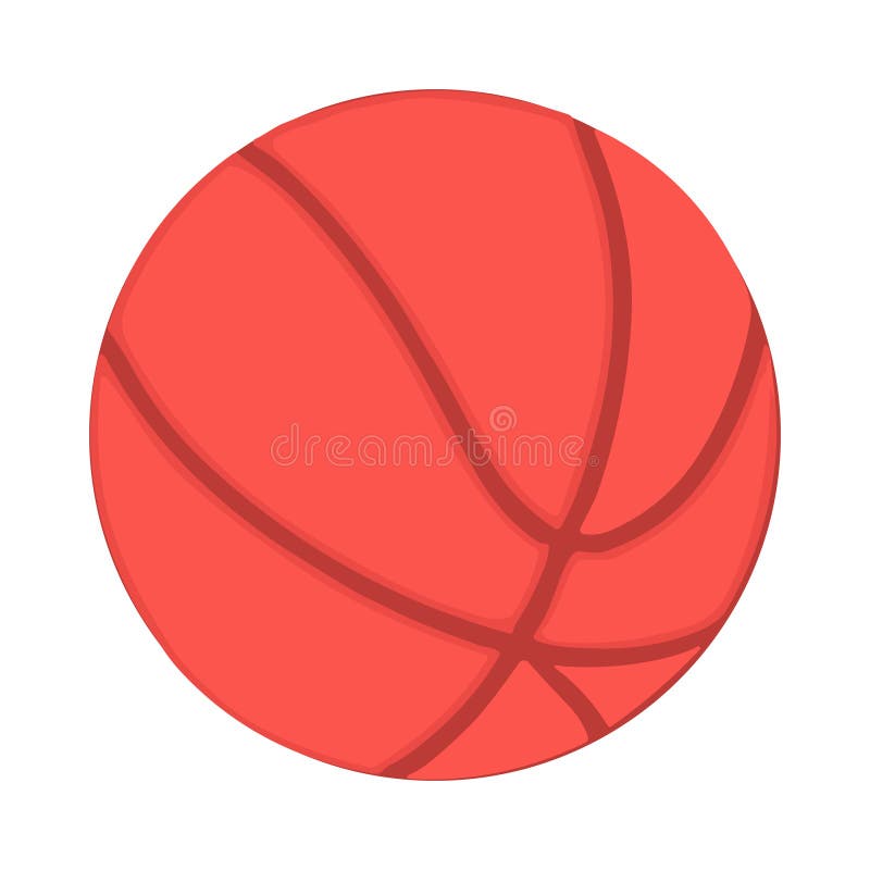 2D Illustration of Classic Basketball Ball Stock Photo - Illustration ...
