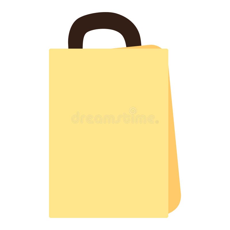 2d Illustration of Lunch Bag in Flat Design Stock Illustration ...