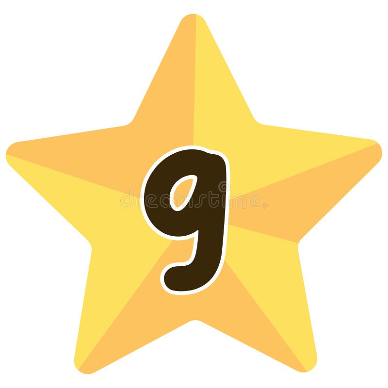 Number Inside Star Stock Illustrations – 816 Number Inside Star Stock ...