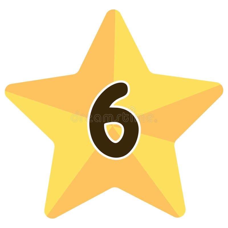 Number Inside Star Stock Illustrations – 264 Number Inside Star Stock ...