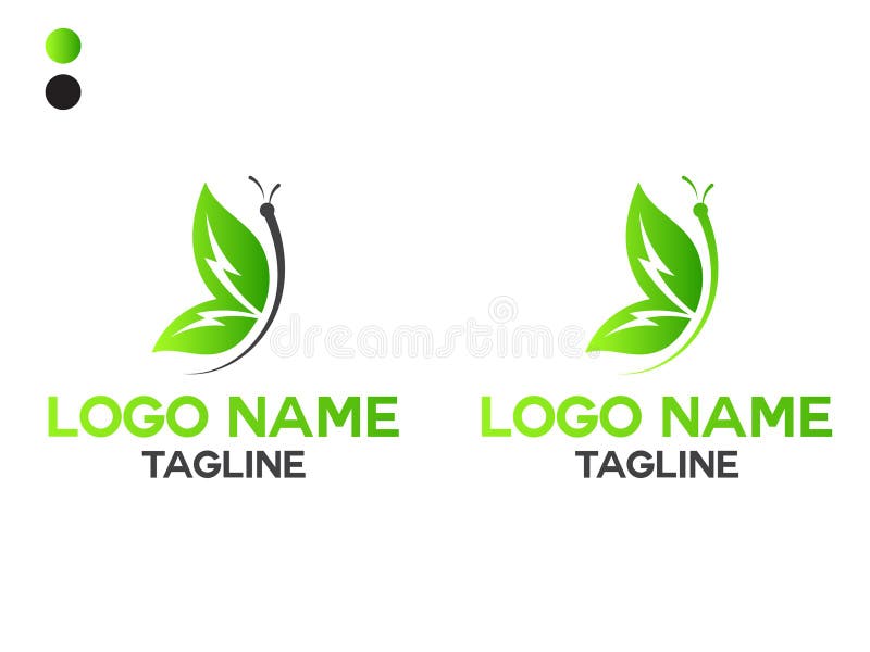 Energy Leaf Butterfly Logo Design. Creative Leaf Butterfly. Butterfly Vector. Natural. Unique ...