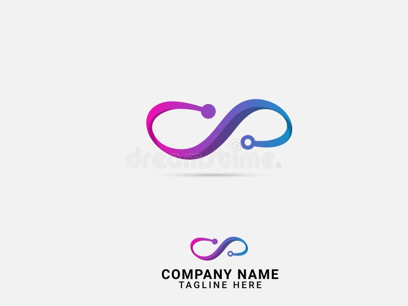 Tech Infinity Logo Design. Technology Infinity. Business Tech. Computer ...