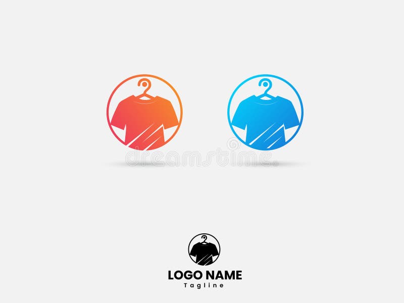 Clothing Logo. Dress. Black and White. Clothing Fashion T-shirt. Dress ...