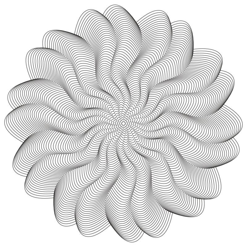 Arte óptico ilustración del vector. Ilustración de siquiatra - 28323876