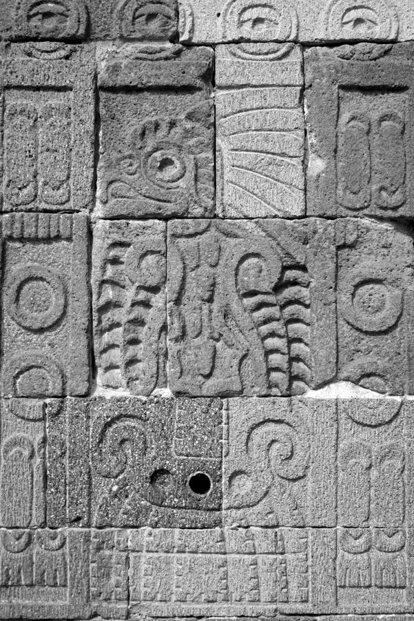 Arte azteca foto de archivo. Imagen de antiguo, ciudad - 10680186