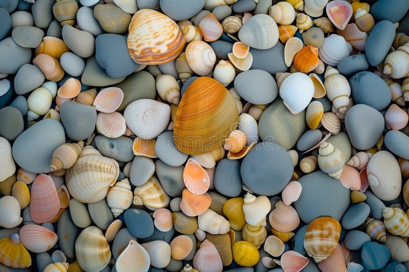 Stones, Shells and Shells Come Together in Perfect Harmony To Convey ...