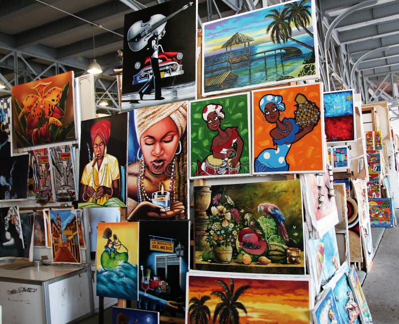 Arte cubano imagen editorial. Imagen de arte, colores - 24348860