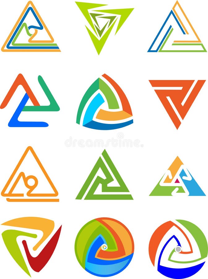 Símbolos Do Alfabeto E Elementos Da Letra De a Ilustração do Vetor ...