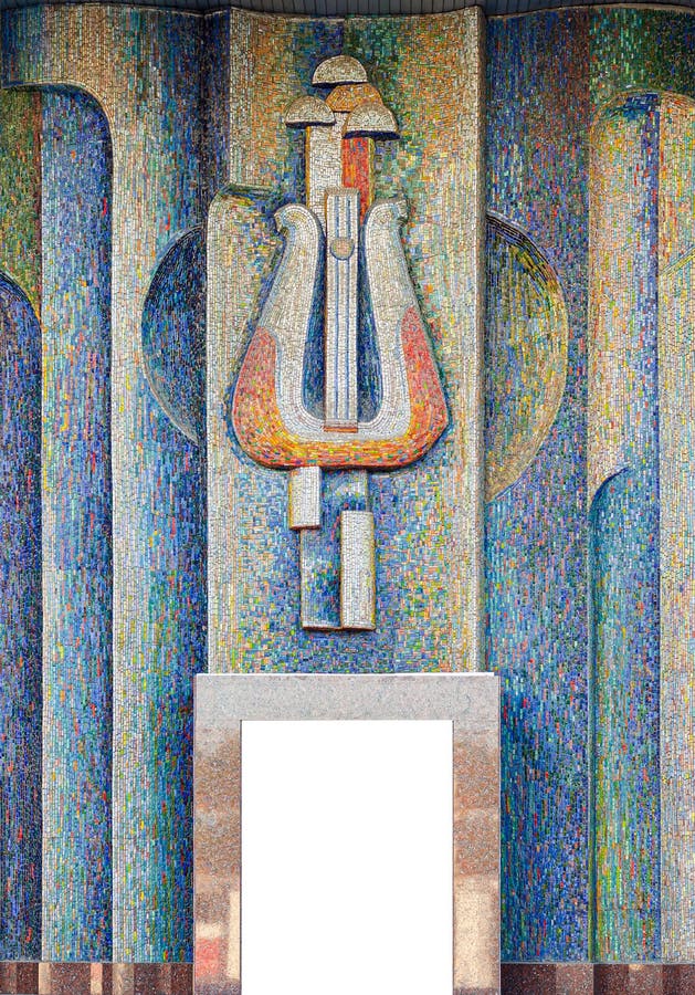 Arte De Arquitectura De Mosaico Imagen de archivo - Imagen de mural ...