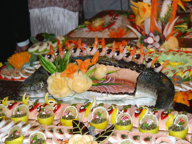 Arte de los mariscos foto de archivo. Imagen de carne, fruta - 256688