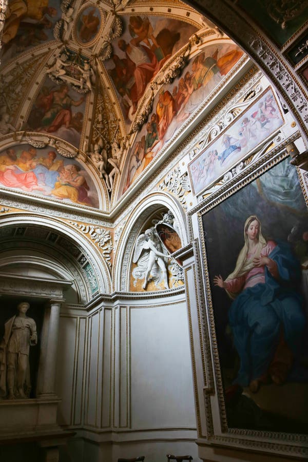 Arte De Saint Mary Major Basilica - Roma Imagem Editorial - Imagem de ...