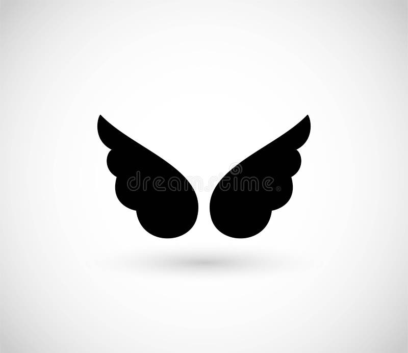 Arte Del Vector Del Icono Del Ala Stock de ilustración - Ilustración de ...
