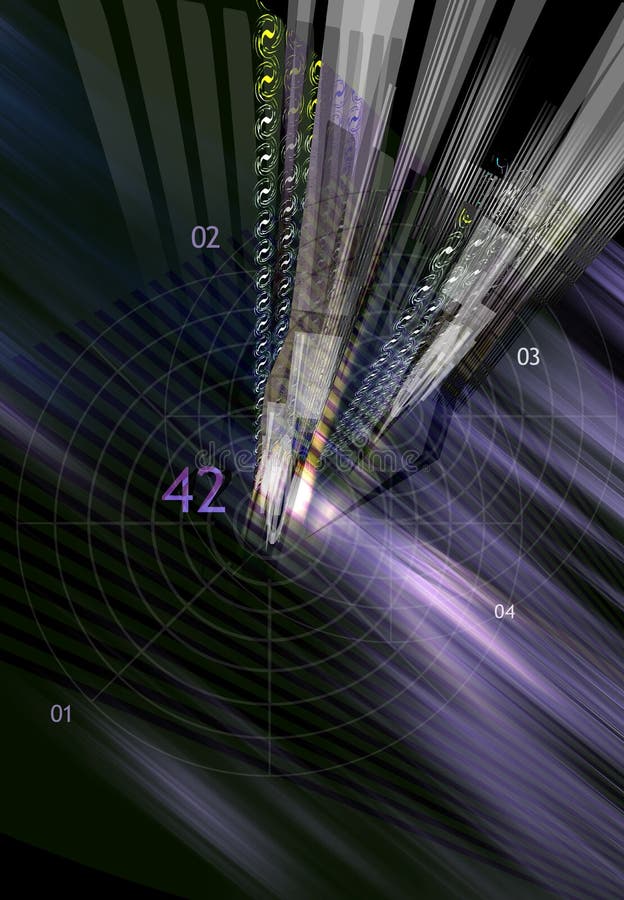 Arte Digital. Imagen Conceptual Stock de ilustración - Ilustración de ...