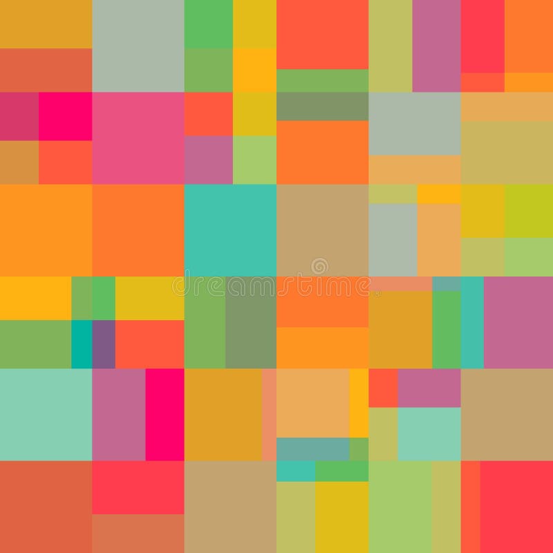 Arte, Forma, Colores, Diseño, Vector, Cuadrados, Ilustración del Vector ...