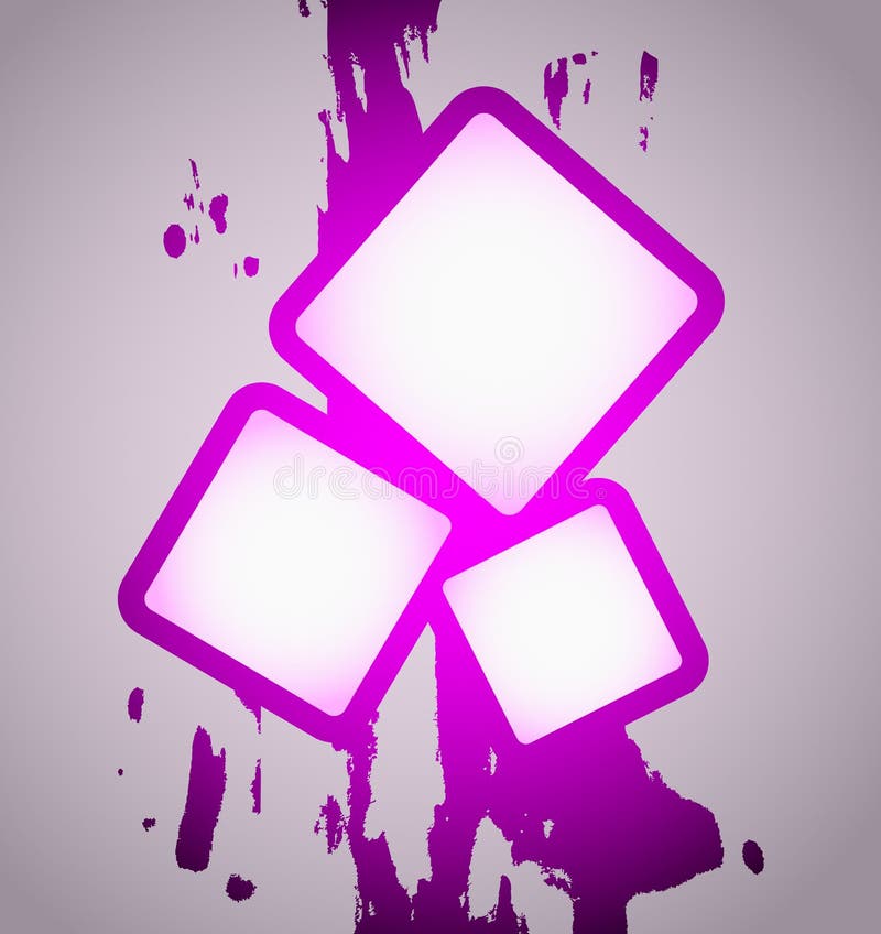 Arte magenta del marco ilustración del vector. Ilustración de marco ...