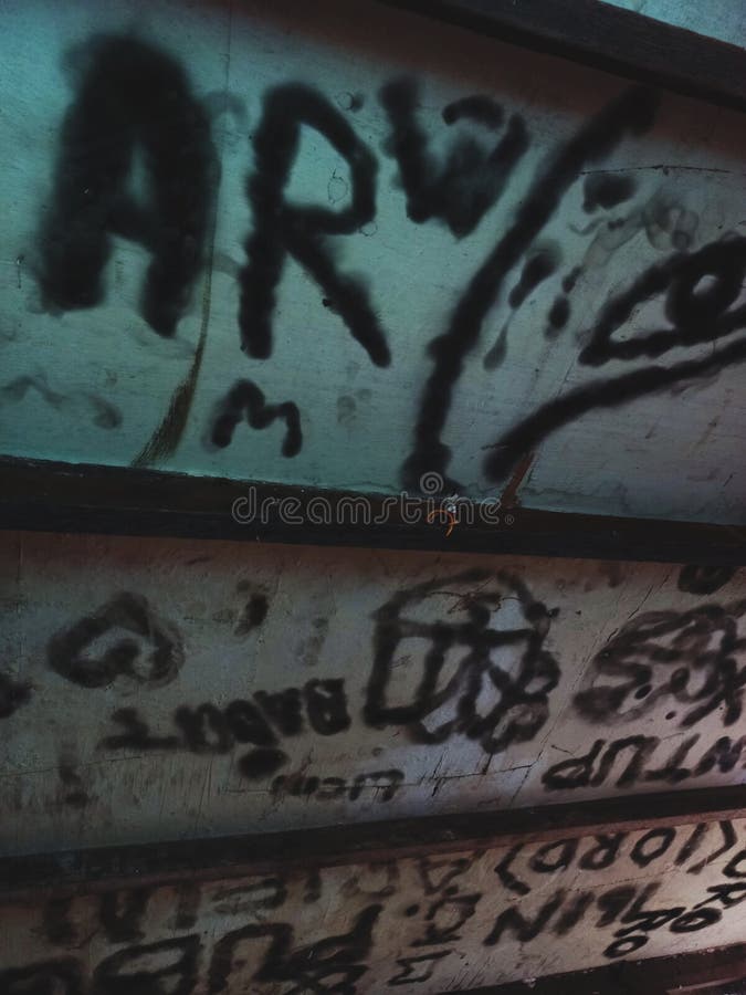 Arte Mural De Una Mano Dudosa Imagen de archivo editorial - Imagen de ...