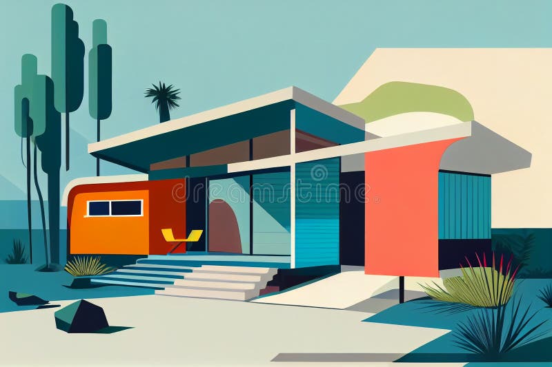 Arte Pop Casero Moderno Arte Moderno Minimalista Stock de ilustración ...