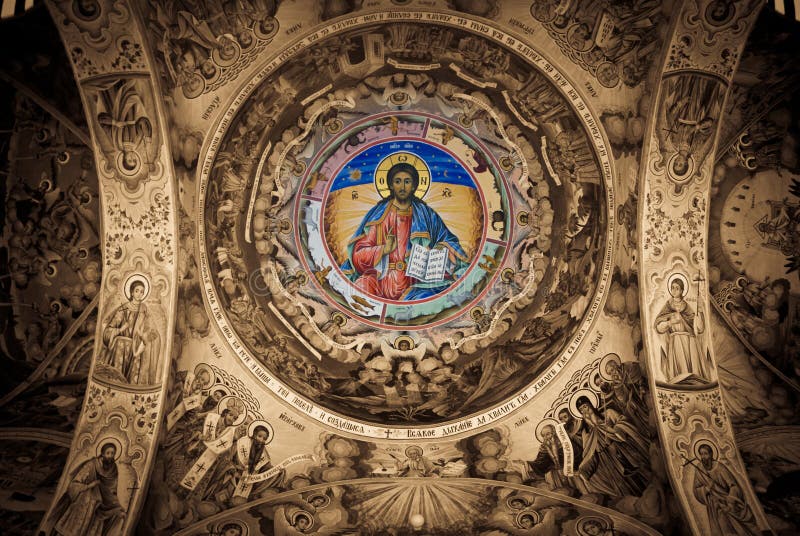 Arte religioso foto de archivo. Imagen de arcos, retro - 19693794