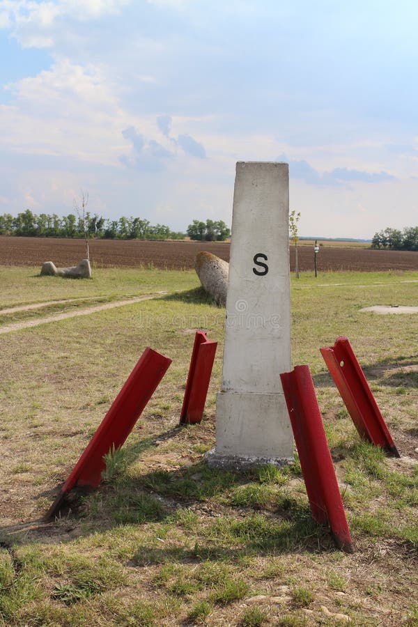 Artefackt on Border Tripoint between Slovakia, Austria and Hungary ...