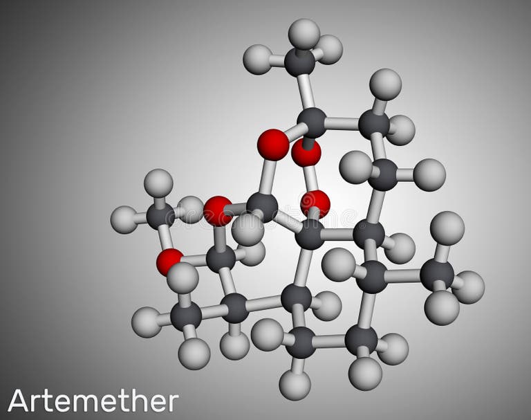 Artemether Molecule. it is Used for the Treatment of Malaria. Molecular ...