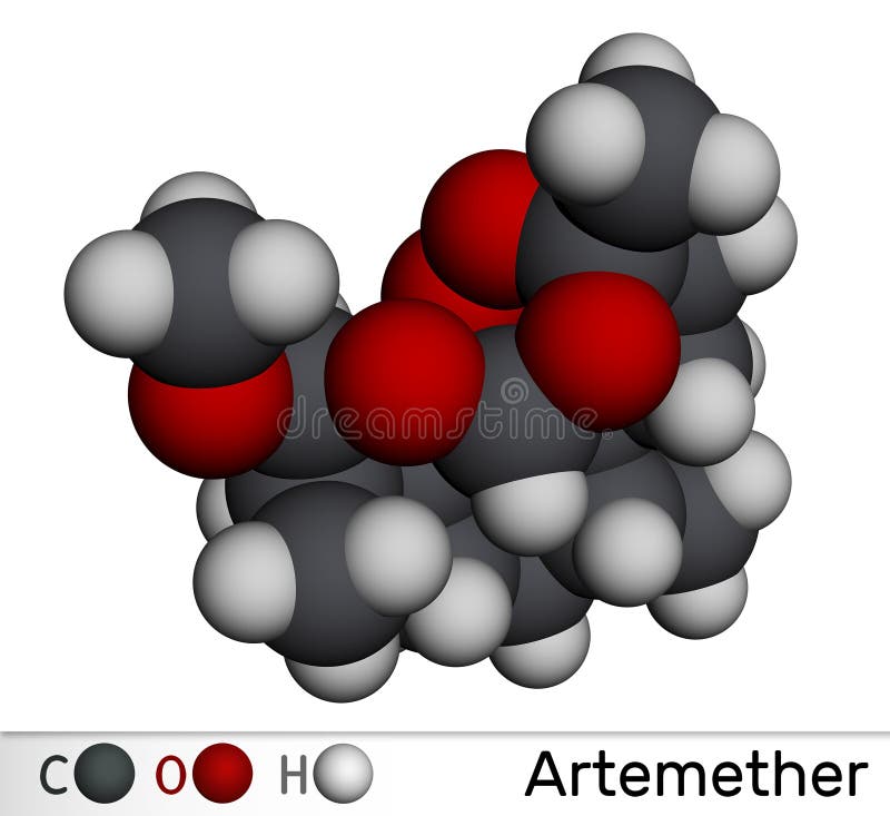 Artemether Molecule. it is Used for the Treatment of Malaria. Molecular ...