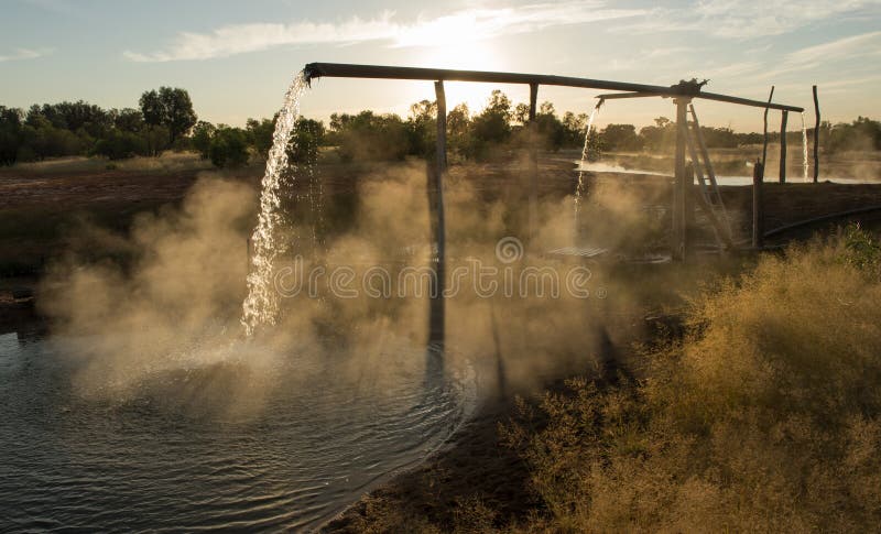 Artesian bore stock photo. Image of station, bore, water - 43501082